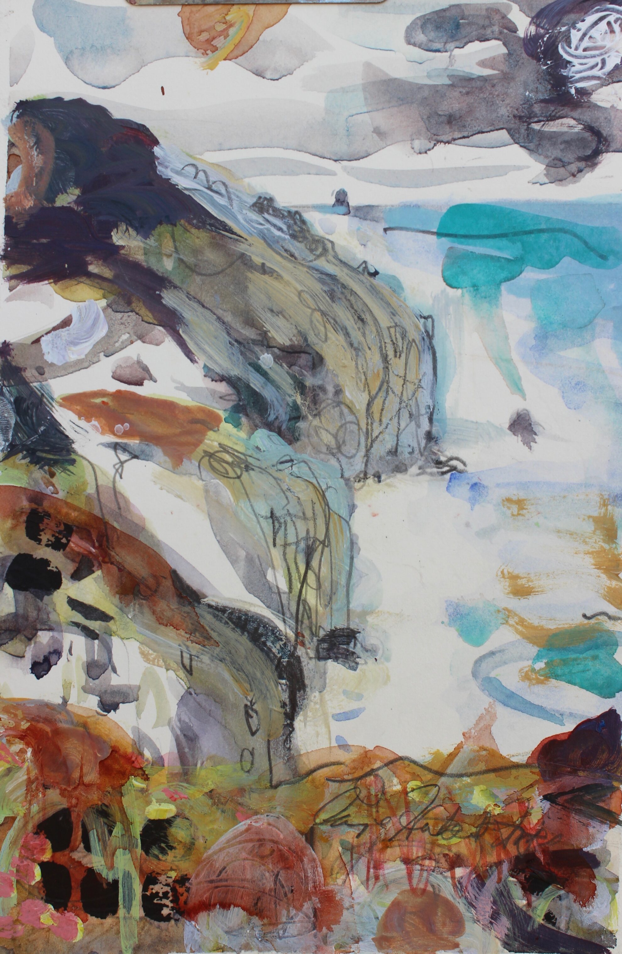 Brilliance of the summer sea - Angela Herbert-Hodges, artist